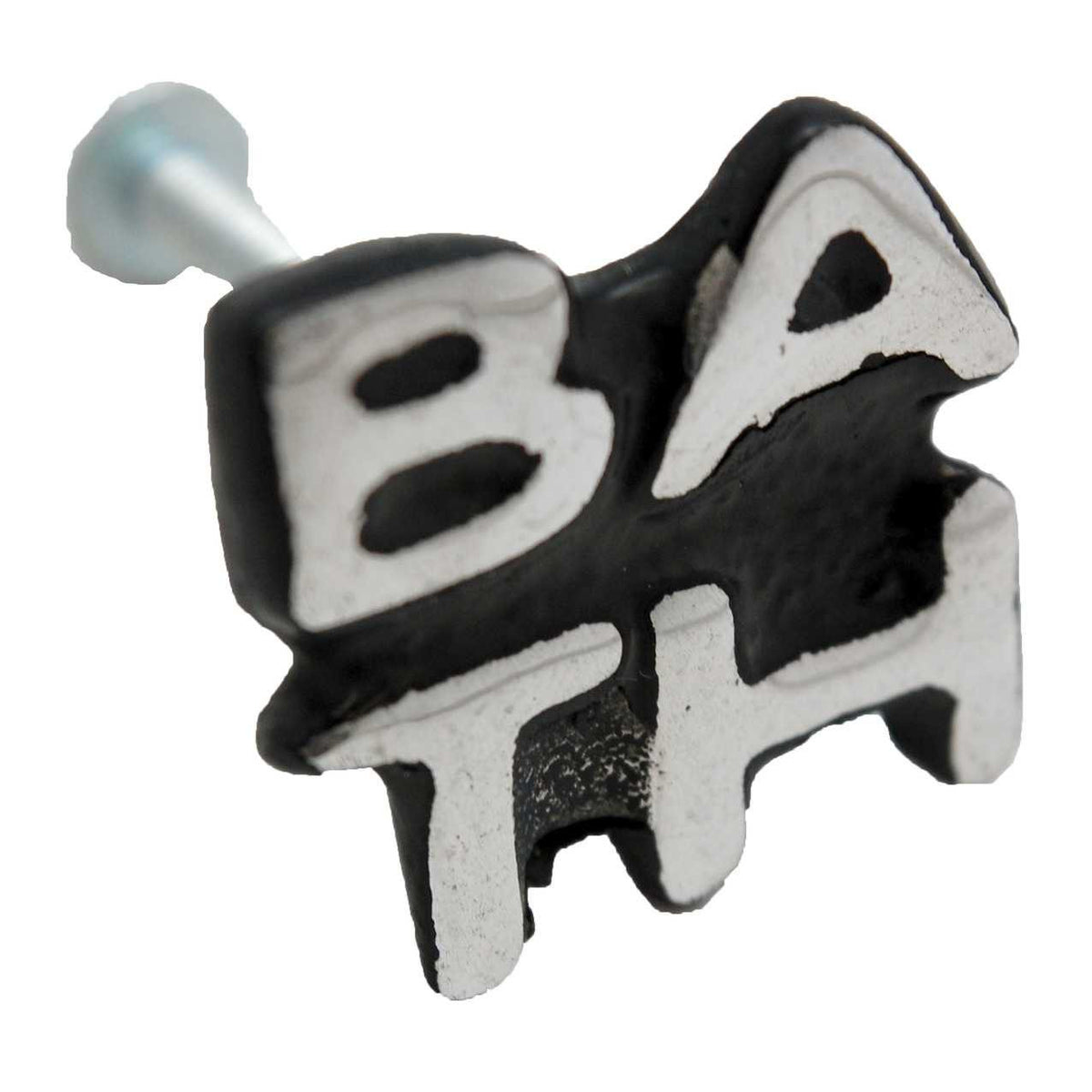 Carol Beach Knobs Chrome & Black Bath Cabinet Knob – The Knob Shop