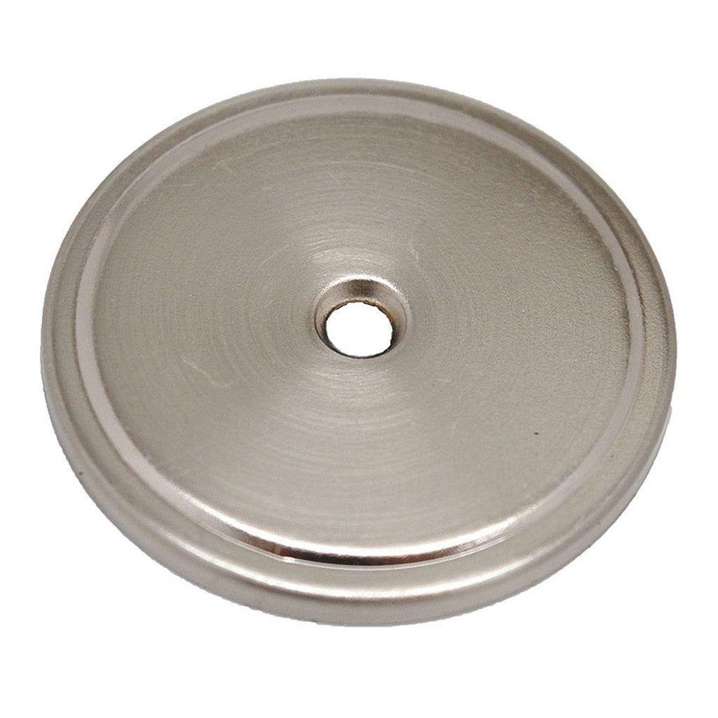 Stone Harbor 1-3/4" Diameter Knob Backplate in Satin Nickel – The Knob Shop