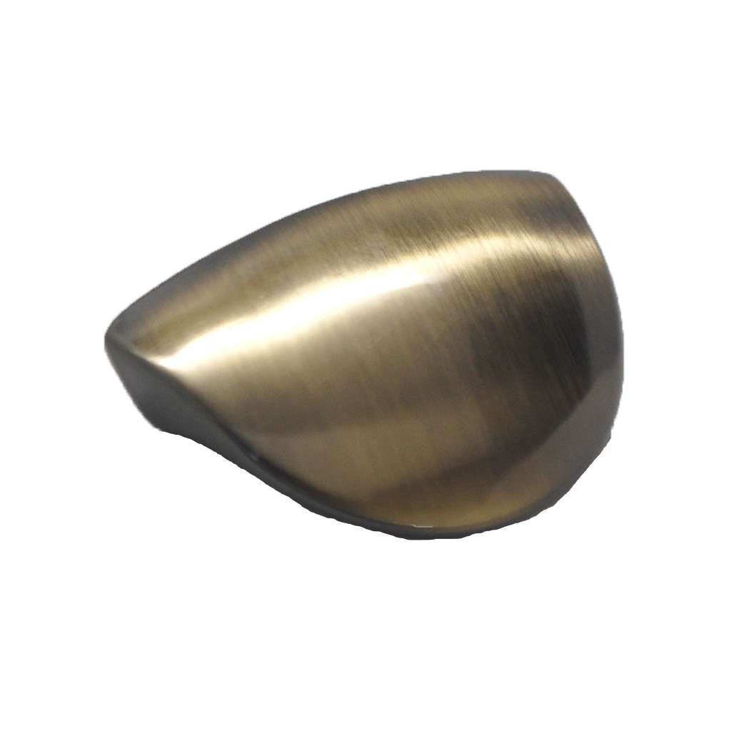 Short Finger 1-3/4" Edge Pull in Antique Brass at Knob Shop – The Knob Shop